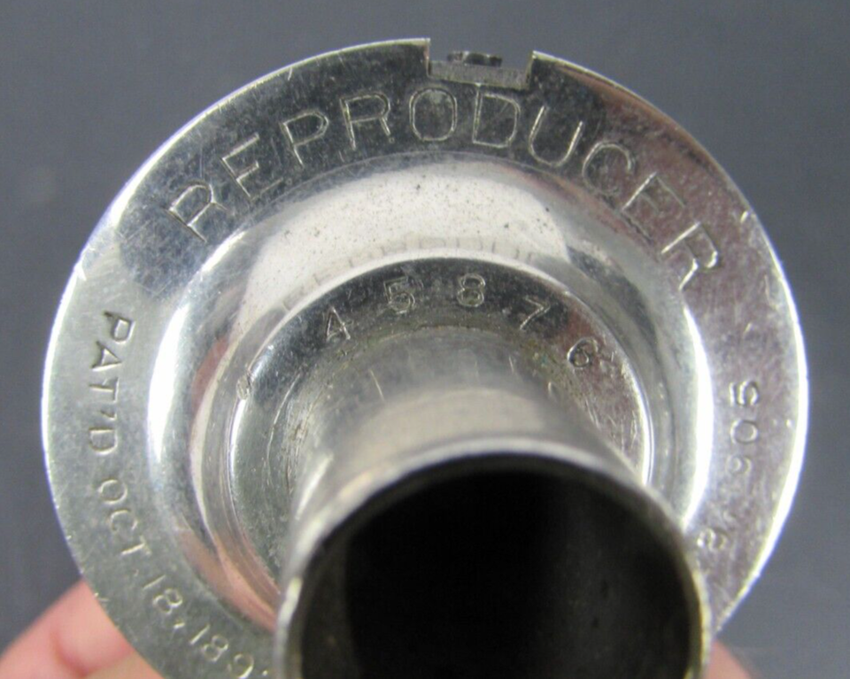 Columbia Cylinder Graphophone Phonograph Lyric Reproducer 2 Minute Good ...