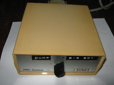 Eazy ABC Switch with 2 Position A-B Dial, SW010D-FFF, 3 Ports, Used | eBay