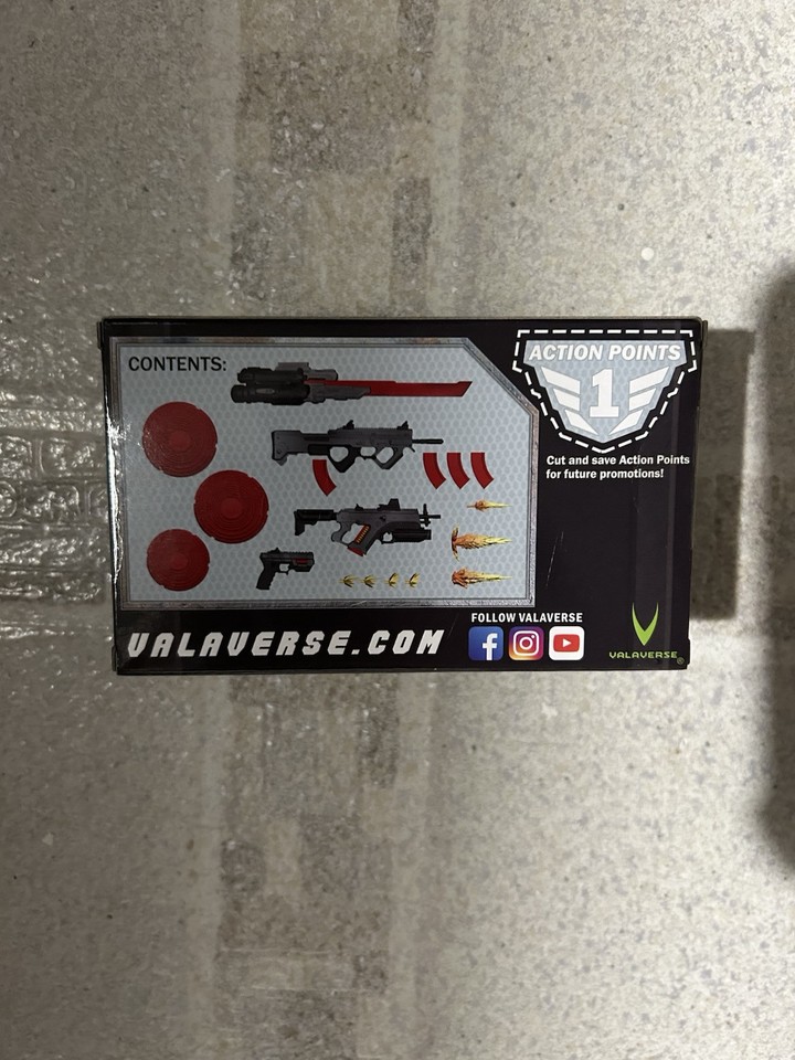VALAVERSE ACTION FORCE WEAPONS PACK KILO CRIMSON SHADOW | eBay