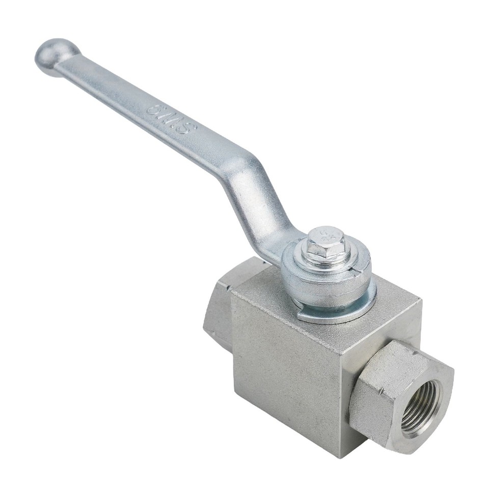 Hydraulic Ball Valve NPT Thread Industrial Repair Chrome Plated Finish ...