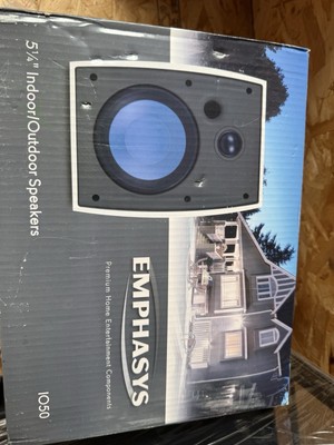 Emphasys 5/14” Indoor / Outdoor Speakers White Pair 88db | eBay UK