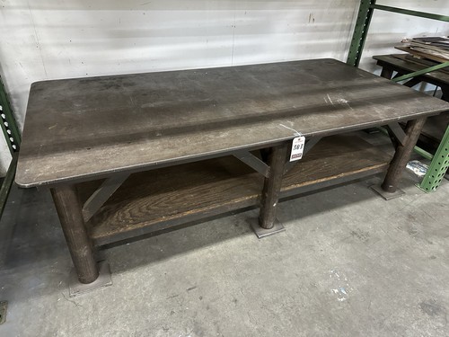 42’ X 7’ Machinist Industrial Heavy Duty Steel Work Table/ Bench | eBay