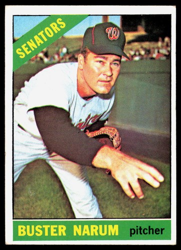 Buster Narum 1966 Topps #274 VG/EX-EX NO Crease | eBay