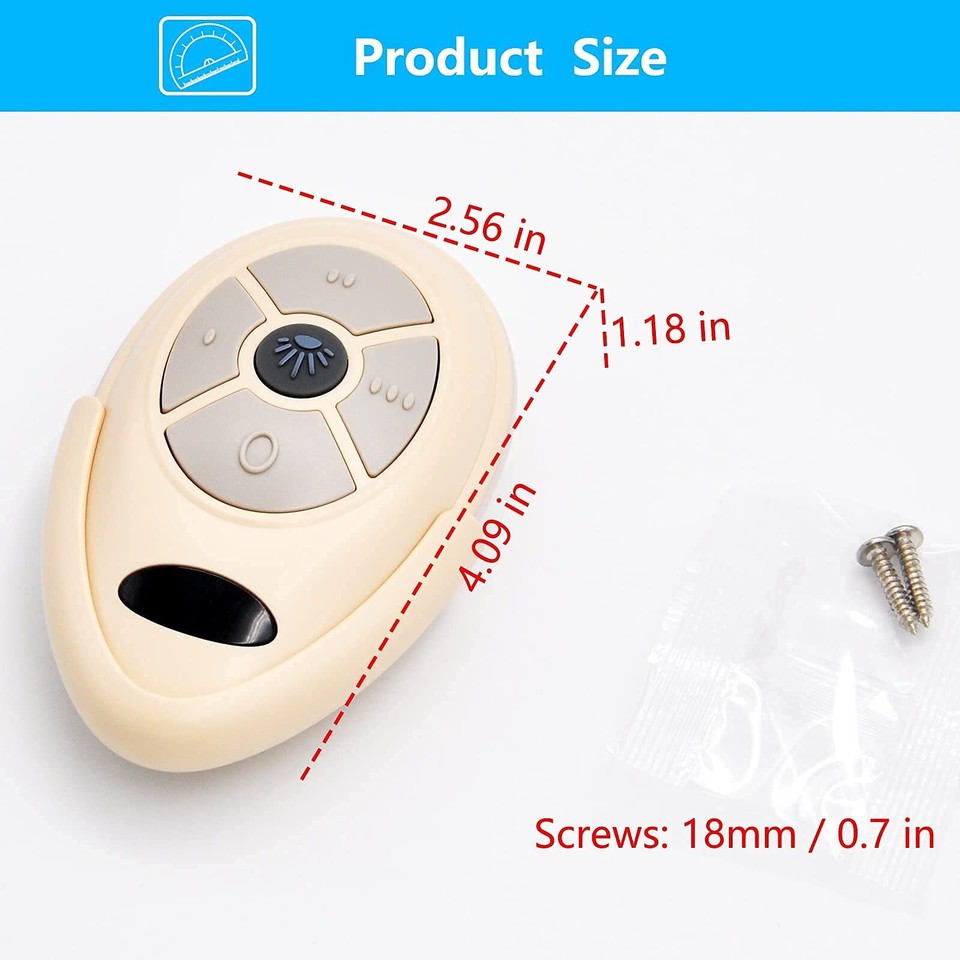 35T1 Replacement for Harbor Breeze Allen Roth Ceiling Fan Remote ...