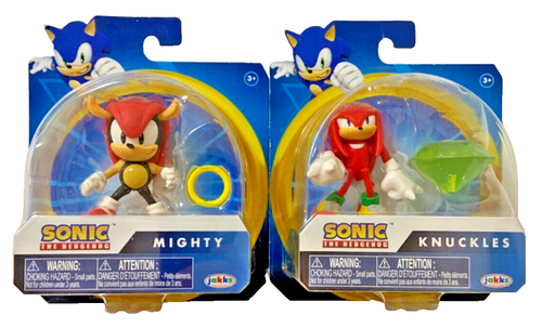 MIGHTY & KNUCKLES Sonic The Hedgehog 2.5" Action Figures | eBay