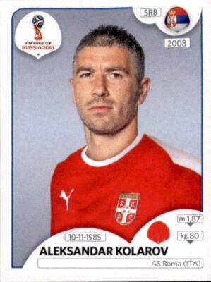 Panini WM 2018 World Cup Russia - Sticker 416 - Aleksandar Kolarov ...