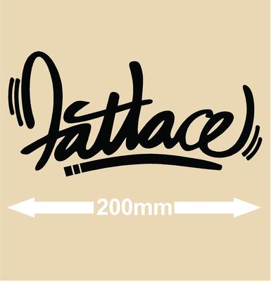 FATLACE DECAL STICKER GREAT FOR YOUR RIDE RALLY DRIFT MOTORSPORT JDM ...