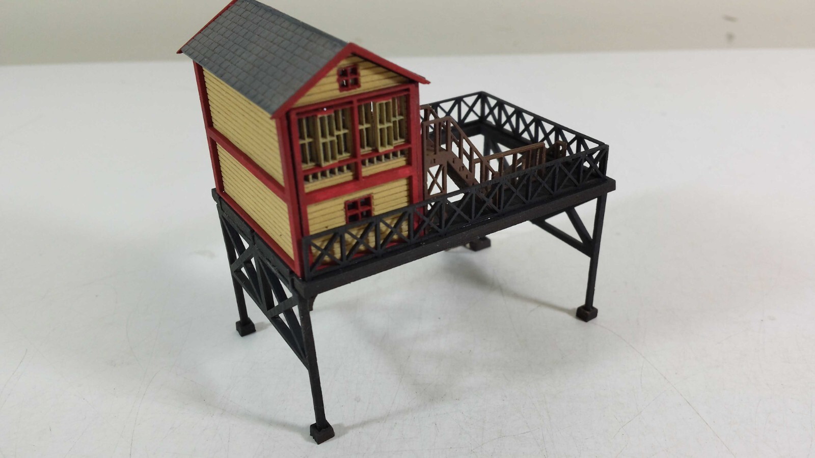 N Gauge Over track Signal Box - Precision Birch Ply Laser Kit | eBay UK