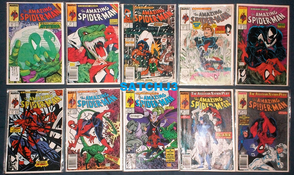 1988 TODD MCFARLANE ART AMAZING SPIDER-MAN #301-328 316 MARVEL COMICS ...