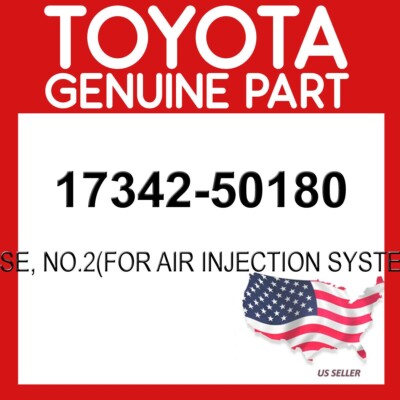 Toyota Genuine 17342-50180 Hose No.2(For Air Injection System ...