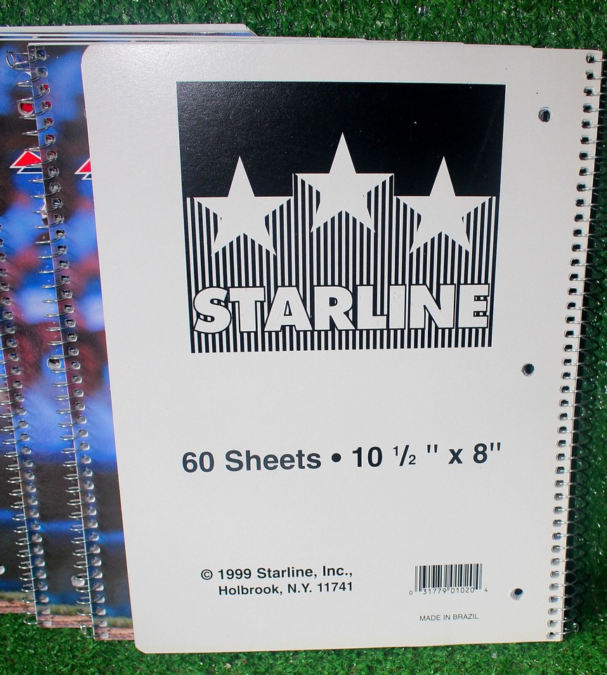 1989 Starline Derek Jeters Paper Binders Back To School NY Yankees Lot ...