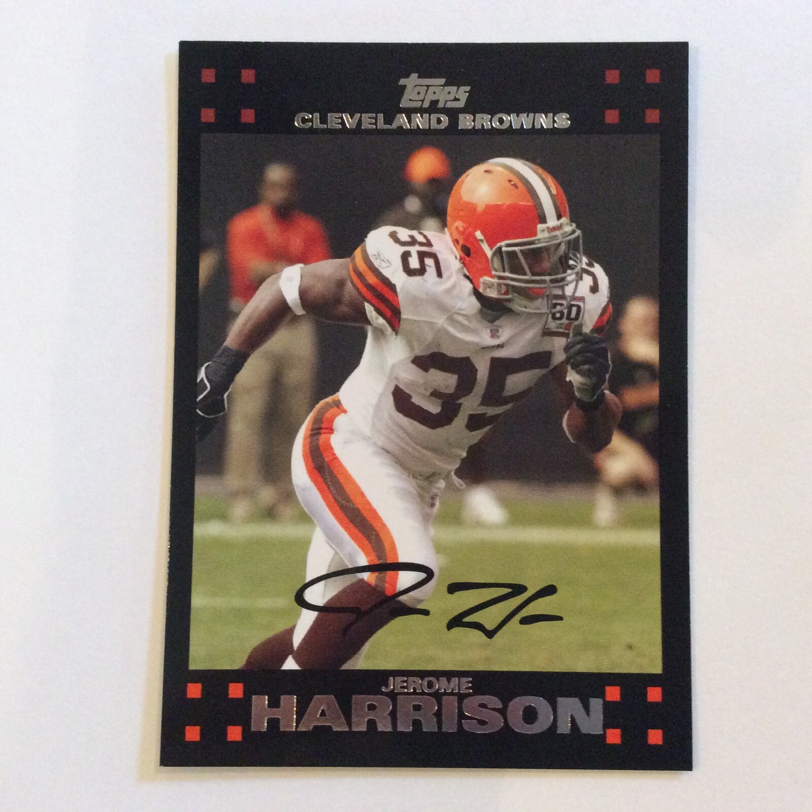 2007 Topps Football #62 Jerome Harrison Cleveland Browns | eBay