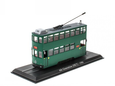 6th Generation HKT 1986 Hong Kong Tram cable car trolley car model ...