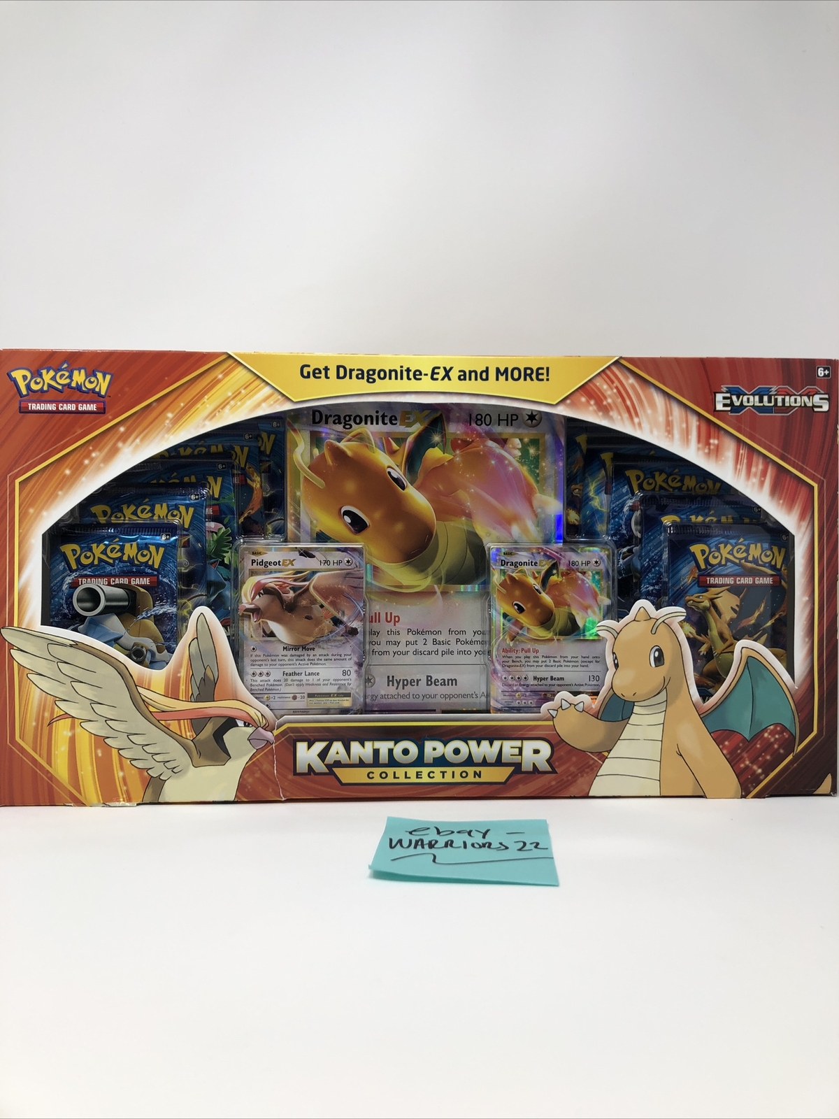 Pokemon TCG XY Evolution Kanto Power Collection Box Dragonite EX Sealed ...