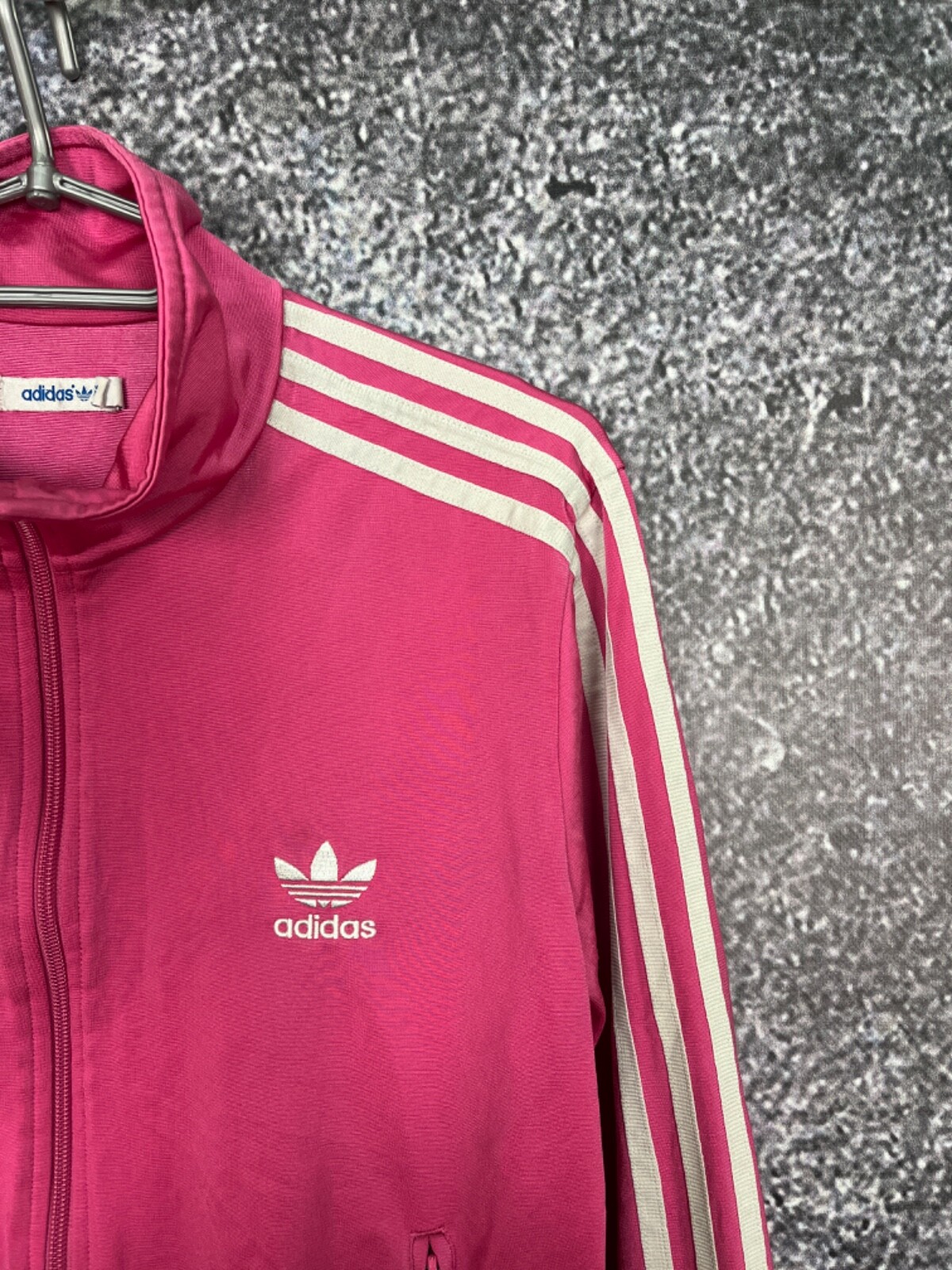 Womens Adidas Firebird Track Top Jacket Big Trefoil L… - Gem