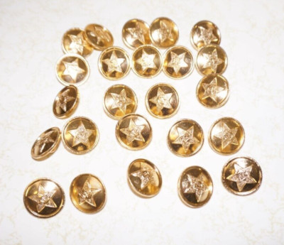 Metal USSR SOVIET RUSSIAN Uniform Buttons STAR w/HAMMER AND SICKLE Lot ...