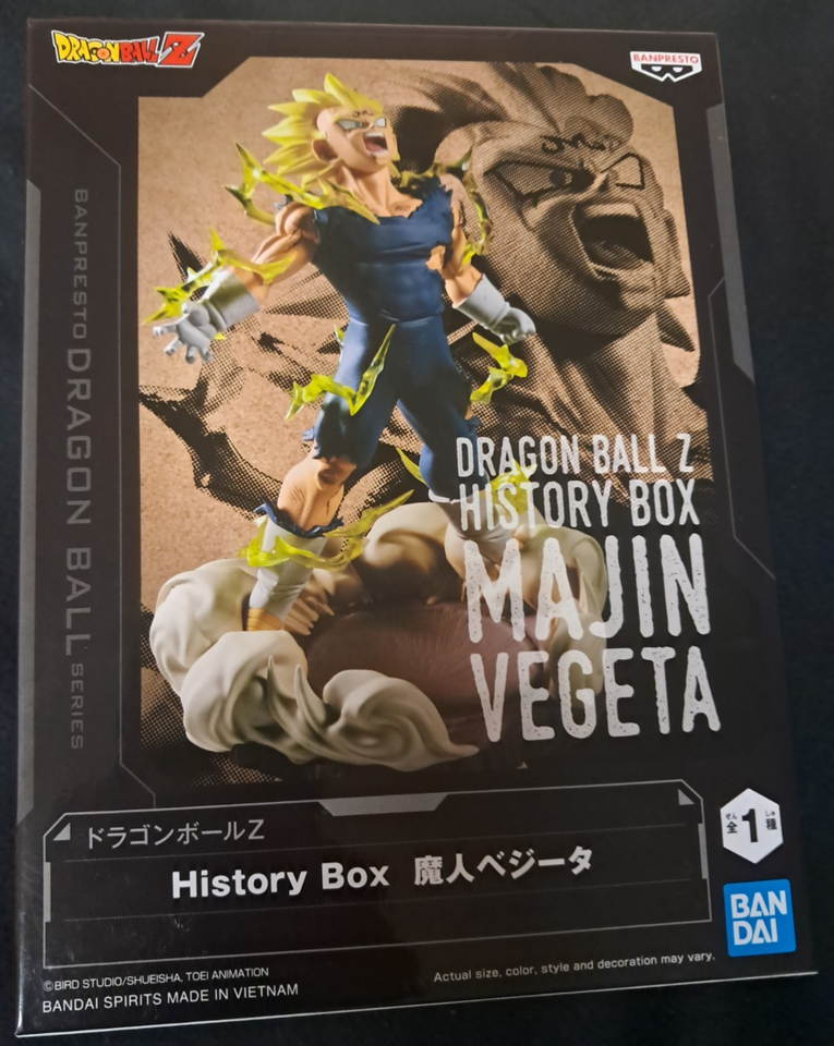 Dragon Ball Z History Box Majin Vegeta Anime Figure Banpresto | eBay