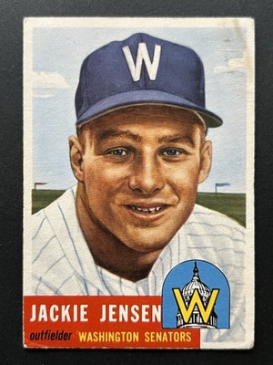 1953 Topps High # Jackie Jensen #265 Short Print - Scarce | eBay