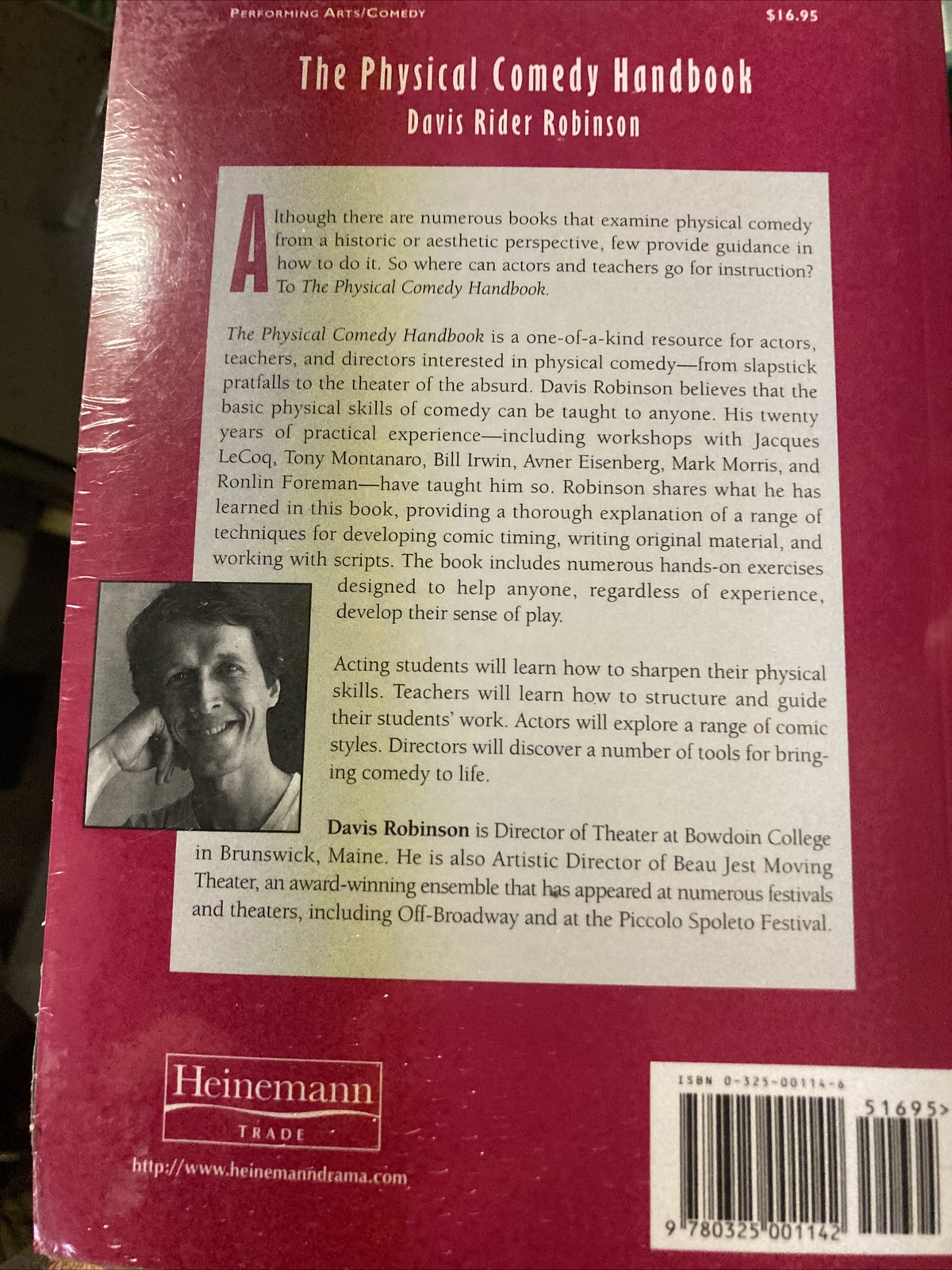 Physical Comedy Handbook by Davis Robinson (1999, Trade Paperback) for ...