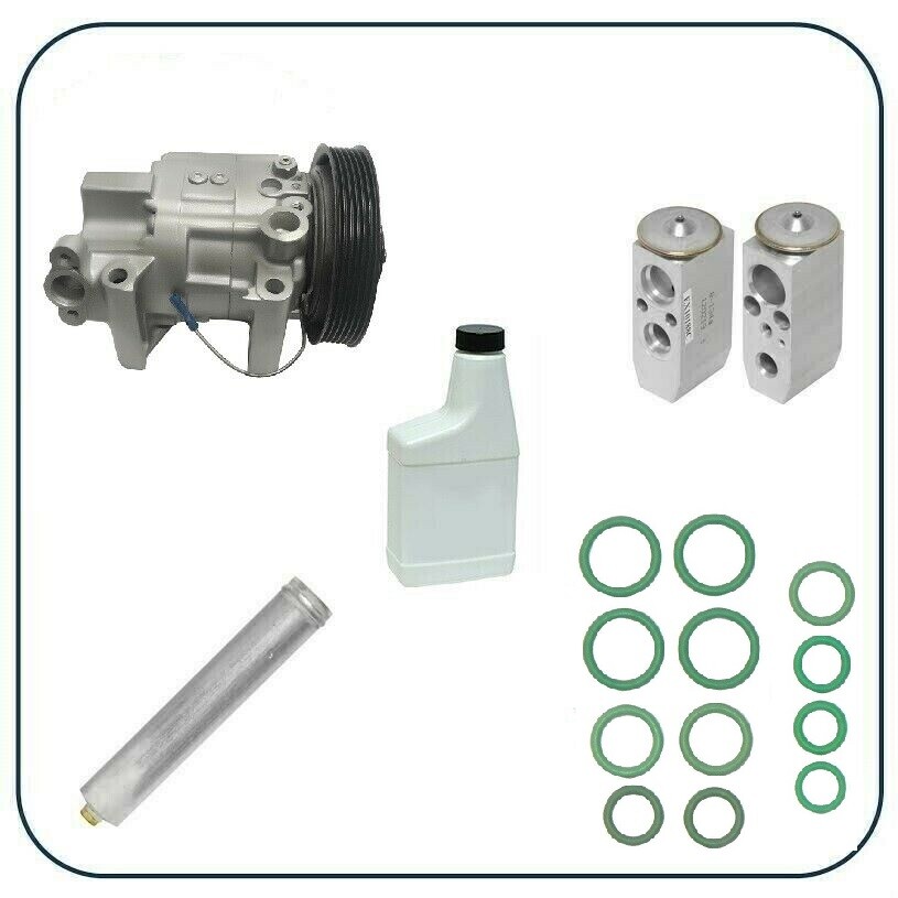 REMAN COMPLETE A/C COMPRESSOR KIT FITS 02-06 SENTRA 1.8L/2.0L DKV11G ...