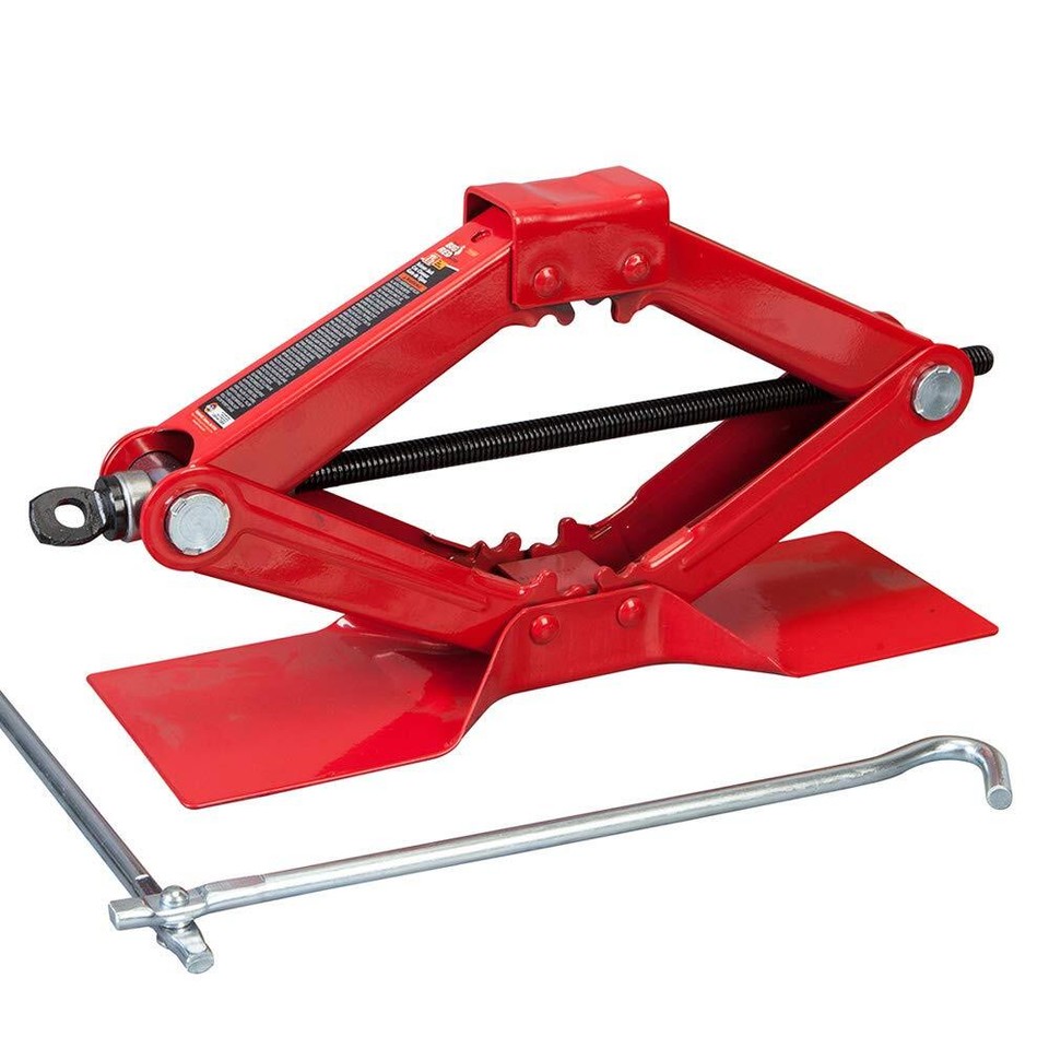 BIG RED Torin Steel Scissor Lift Jack Car Kit, 1.5 Ton (3,000 lb ...