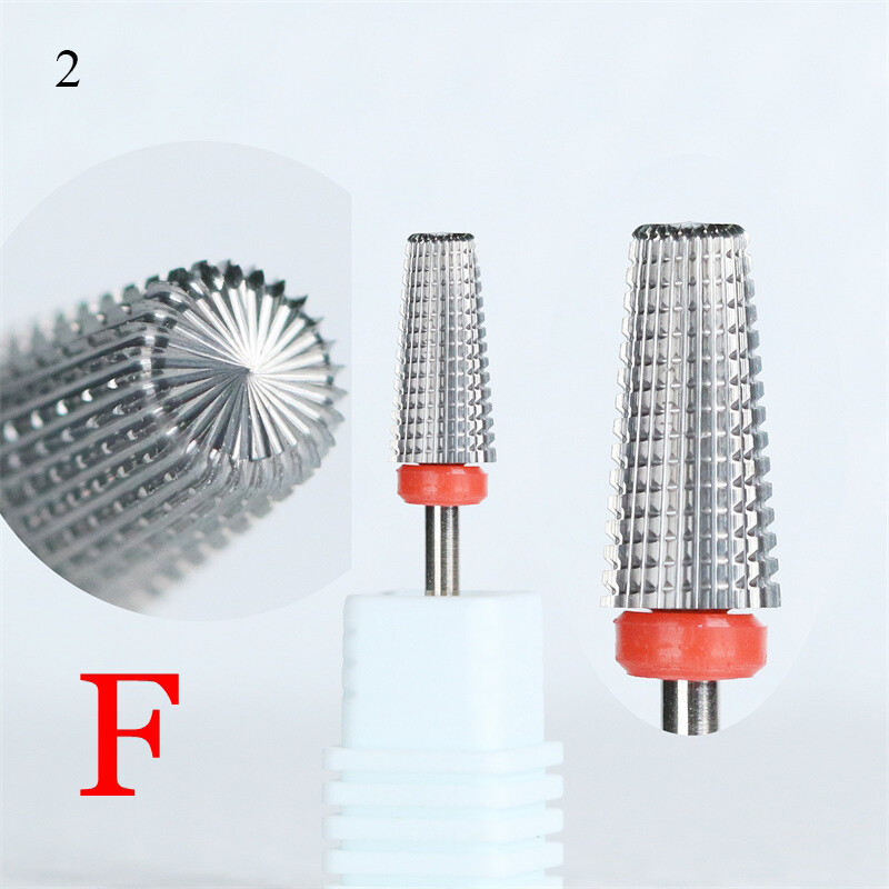 Electric Rotary File Drill Bits Head Manicure Ceramic Carbide Nail Art ...