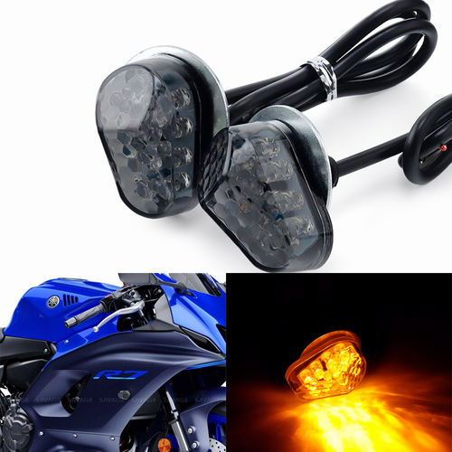 For YAMAHA YZF R7 2021-2025 LED MINI Front Turn Signal Light Indicator ...