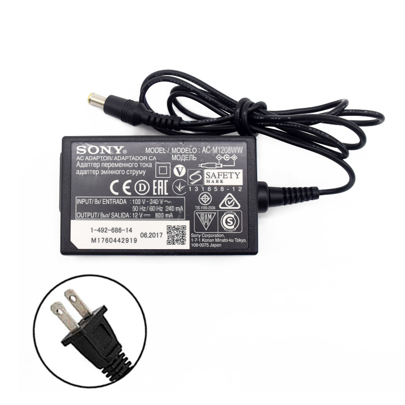 Genuine Sony BDP-S3200 BDP-S5200 Blu-Ray Player AC Adapter Power Supply ...