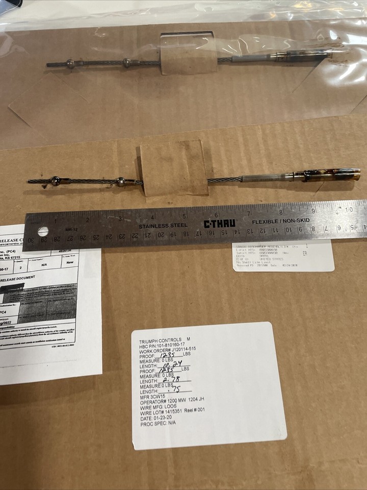 King Air Beechcraft Static Discharger Assembly 101-810160-17 Lot Of 2 ...