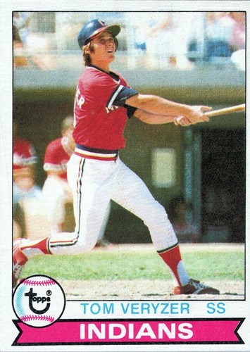 1979 Topps #537 Tom Veryzer Cleveland Indians EX | eBay