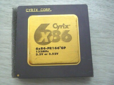 Cyrix 6x86 PR166 133 Mhz CPU Vintage | eBay