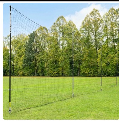 Pro Socketed STOP THAT BALL™ - Ball Stop Net & Posts [10/12/16ft High ...