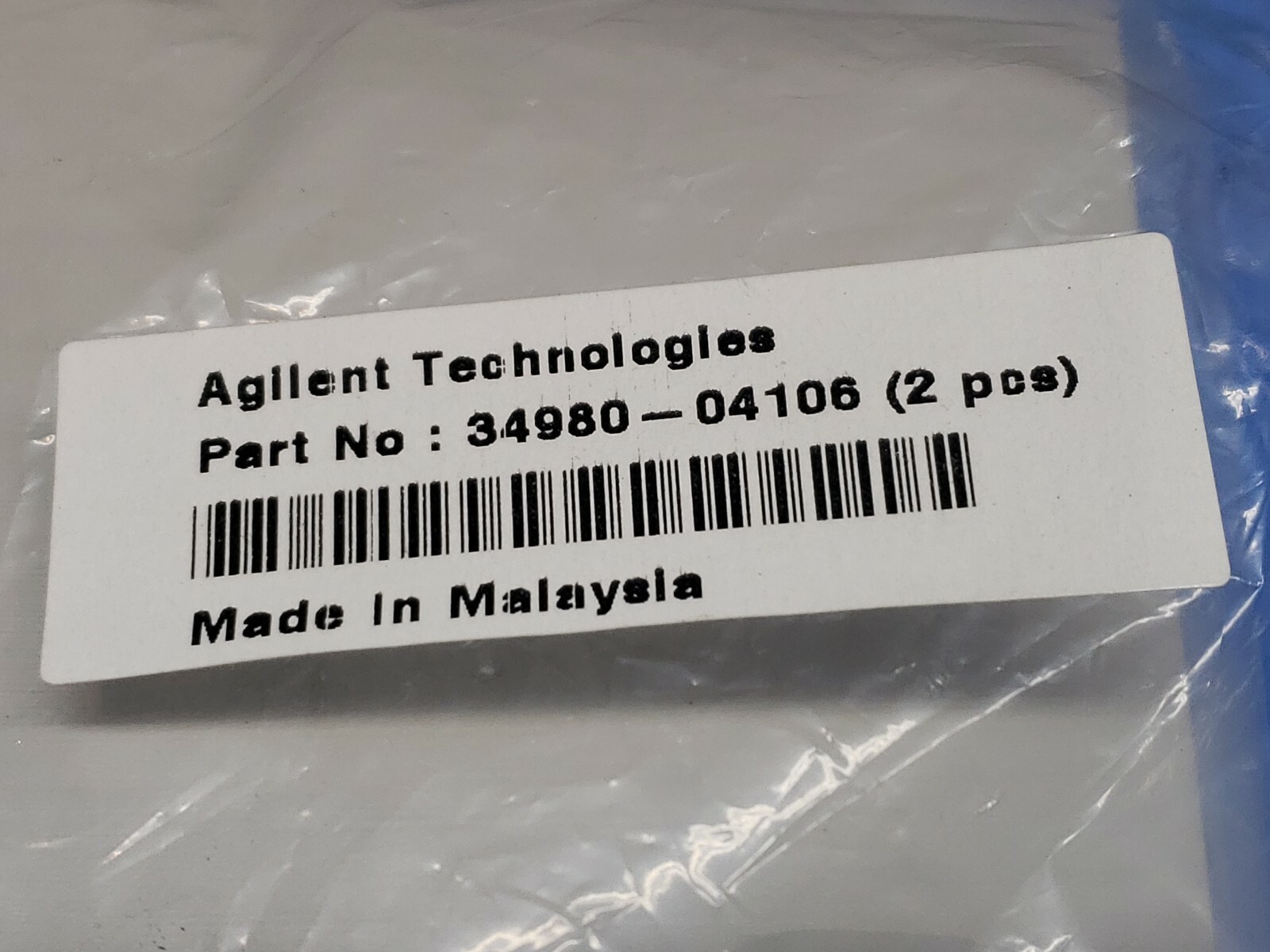 Agilent HP Keysight 34980-04106 Rack Ears for 34980a 2-pc Assembly for ...