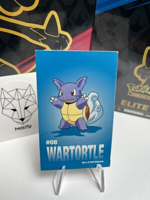 Wartortle #08 Sandylion Sticker Nintendo Pokemon | eBay