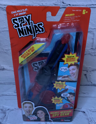 SPY NINJAS Chad Wild Clay & Vy Qwaint Secret Message Spy Gear Invisible ...