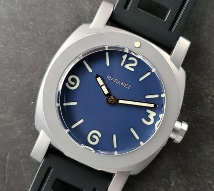 Maranez Karon steel automatic watch Blue Dial Shipped from USA | eBay