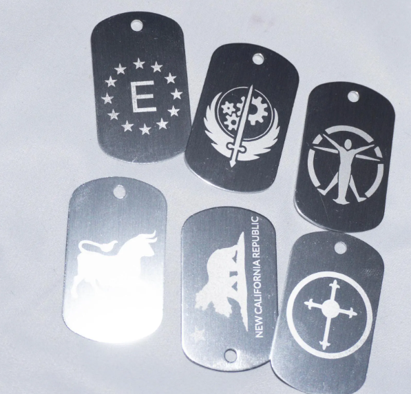 Fallout Factions Dog Tags | Enclave | The Institute | The Brotherhood ...