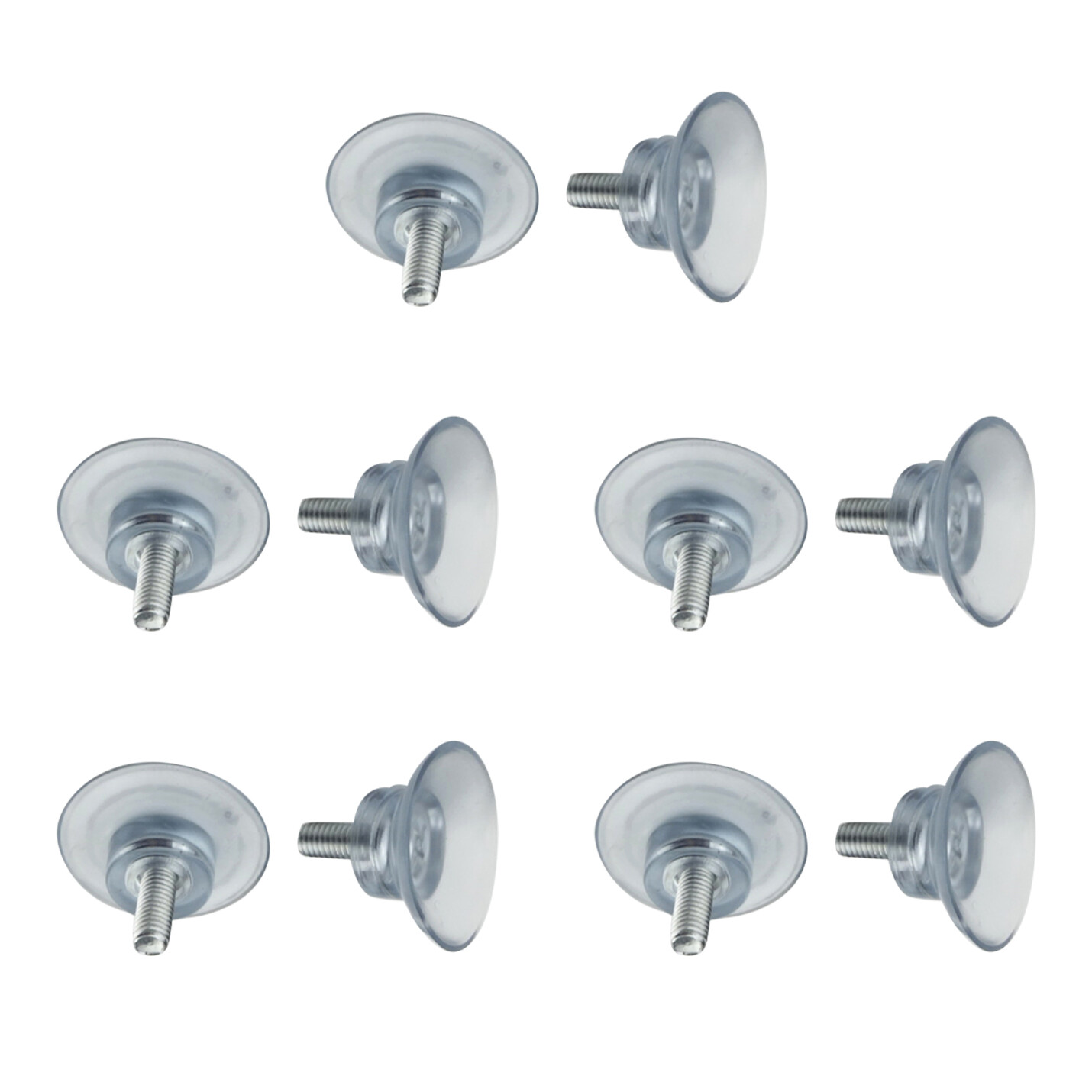 10PACK Strong Suction Cup For Home Furniture Glass Table Top w/ M6 M8 ...