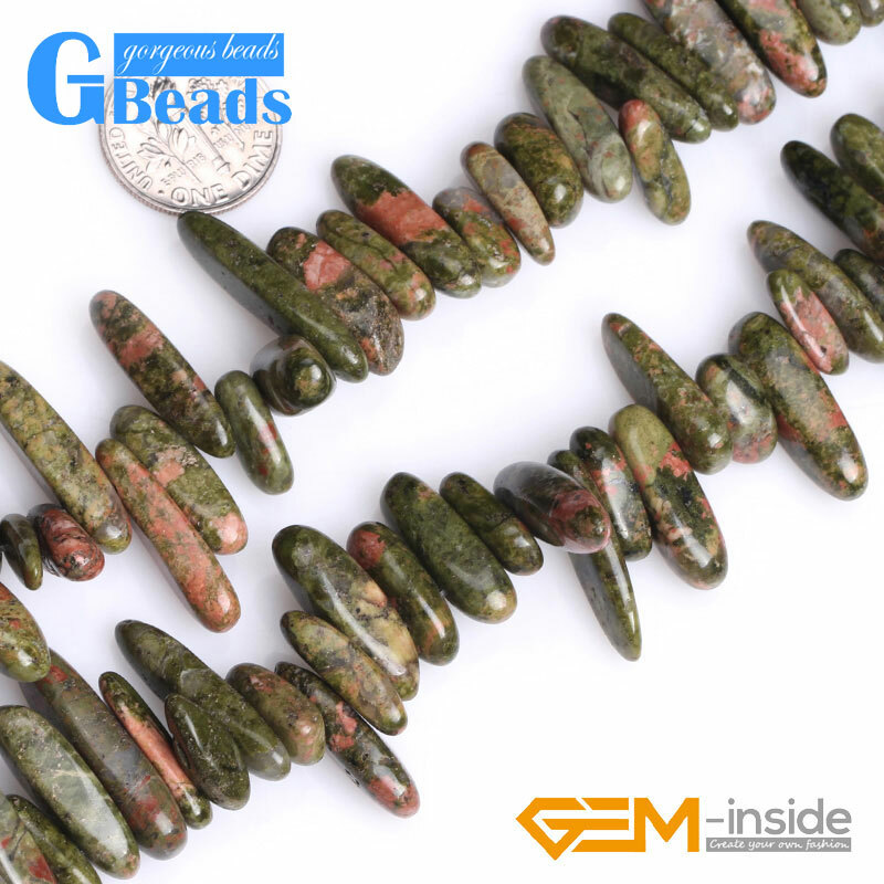 Natural Stones Irregular Spike Stick Beads For Jewelry Making Free ...