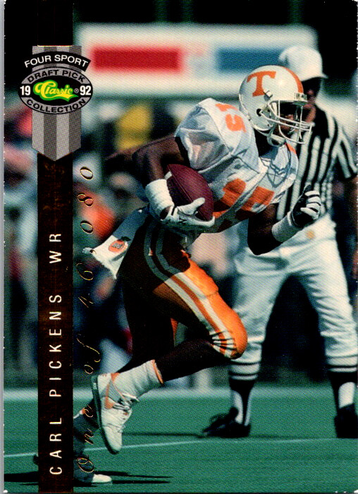 Carl Pickens 1992 Classic #LP7 Football Card | eBay