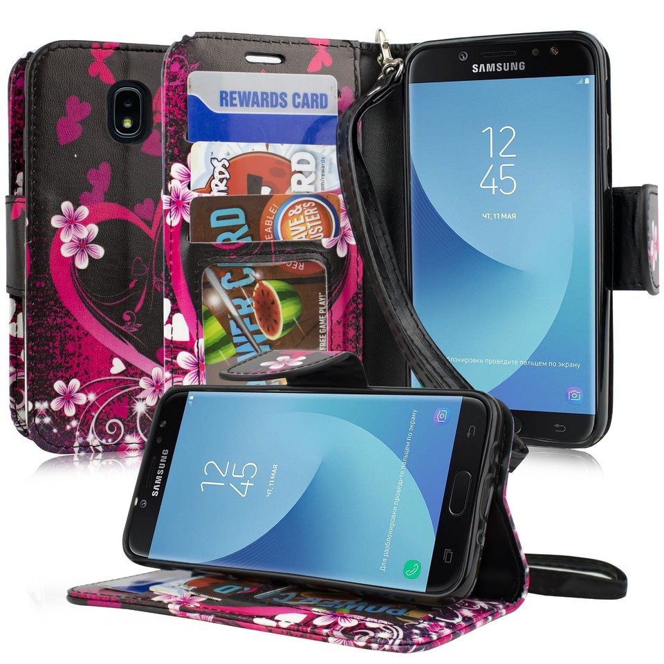 For Samsung Galaxy J7 REFINE 2018 J737 Card Slot Holder PU Leather ...