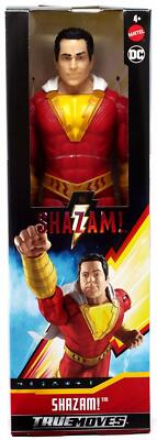 DC SHAZAM Movie Shazam 12" inch True Moves Movie Action Figure Mattel ...
