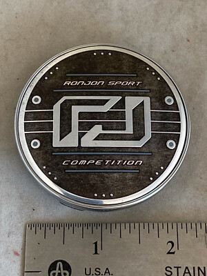 RJ RonJon Ron Jon Sport Wheels CHROME Wheel Rim Hub Cover Center Cap ...