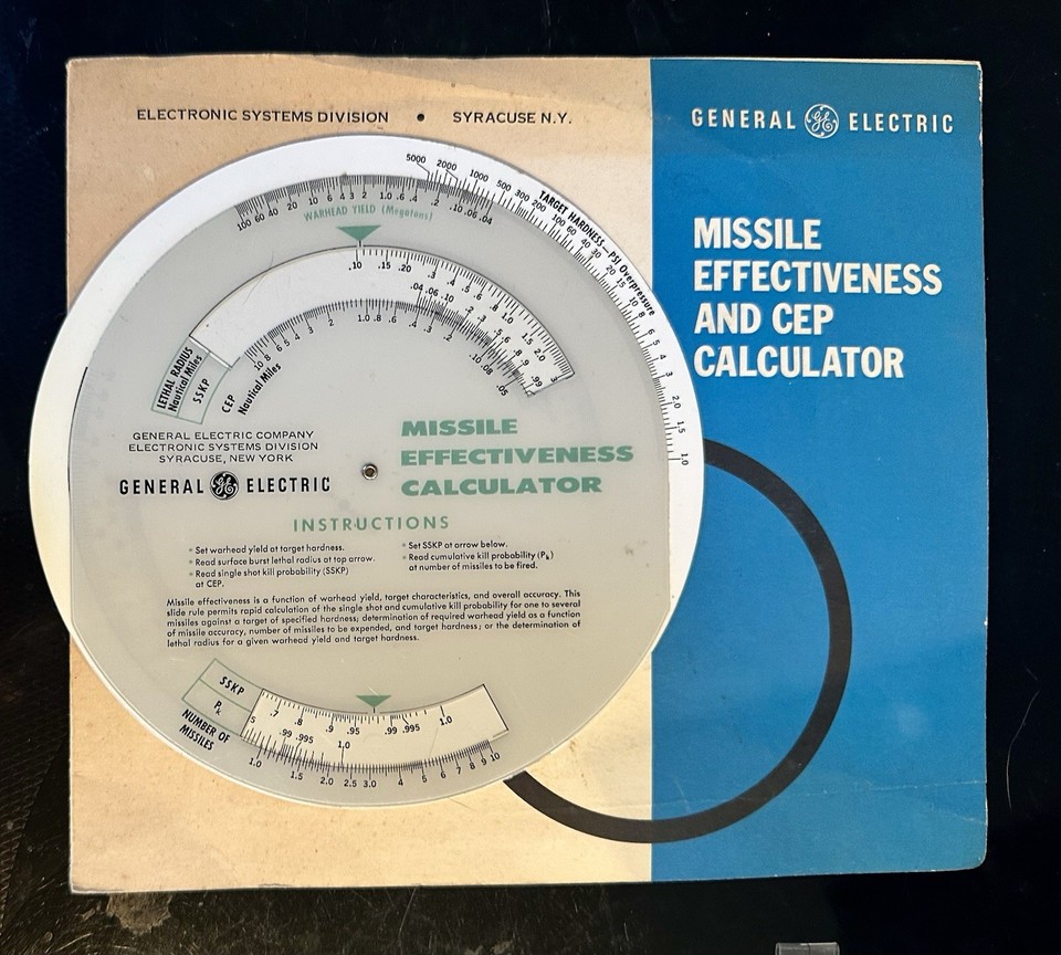 Missile Effectiveness & CEP Calculator & Nuclear Bomb Effects Computer ...