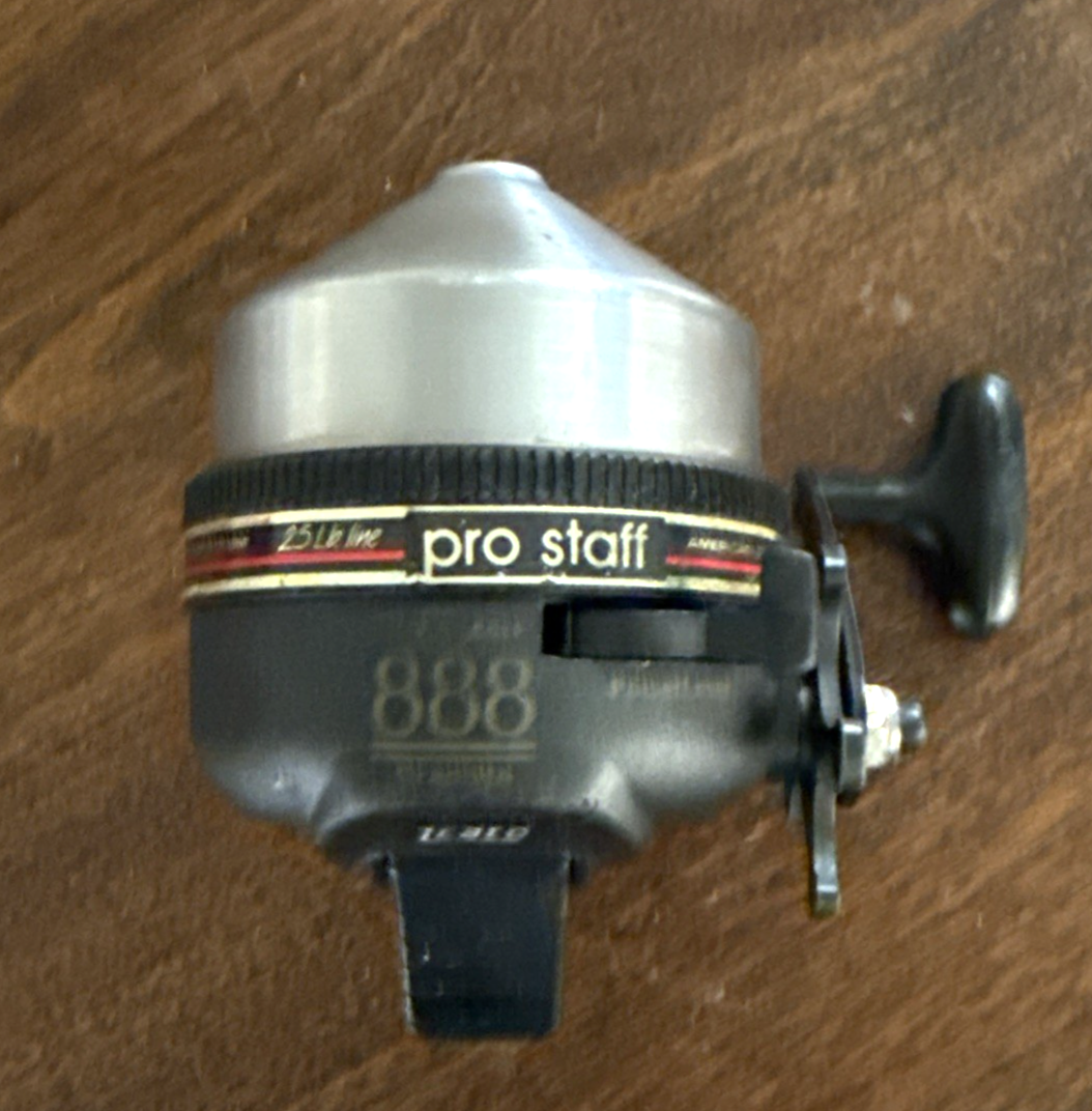 Vintage Zebco 888 Graphite Pro Staff Spin Cast Fishing Reel - Made in ...