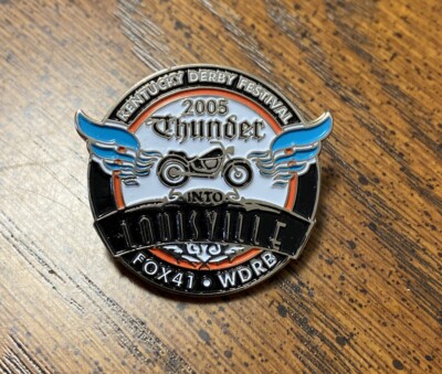 2005 Kentucky Derby Festival Pin FOX41 WDRB Thunder into Louisville Pin ...