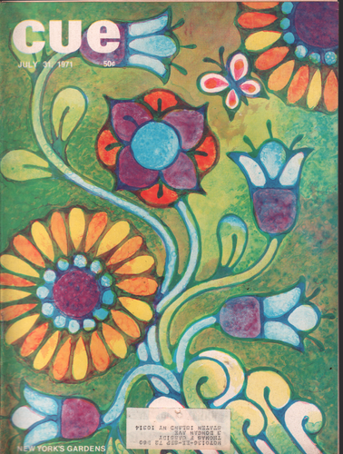 New York Cue Magazine July 31 1971 Kent Salisbury NY Gardens 060920AME ...