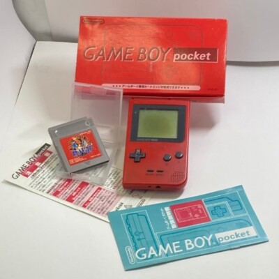 Nintendo Game Boy Pocket Red Console Gameboy Boxed Used Tested import ...