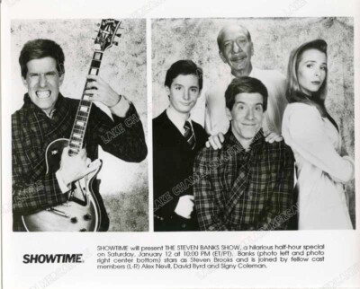 The Steven Banks Show Alex Nevil David Byrd Signy Coleman Press Photo ...