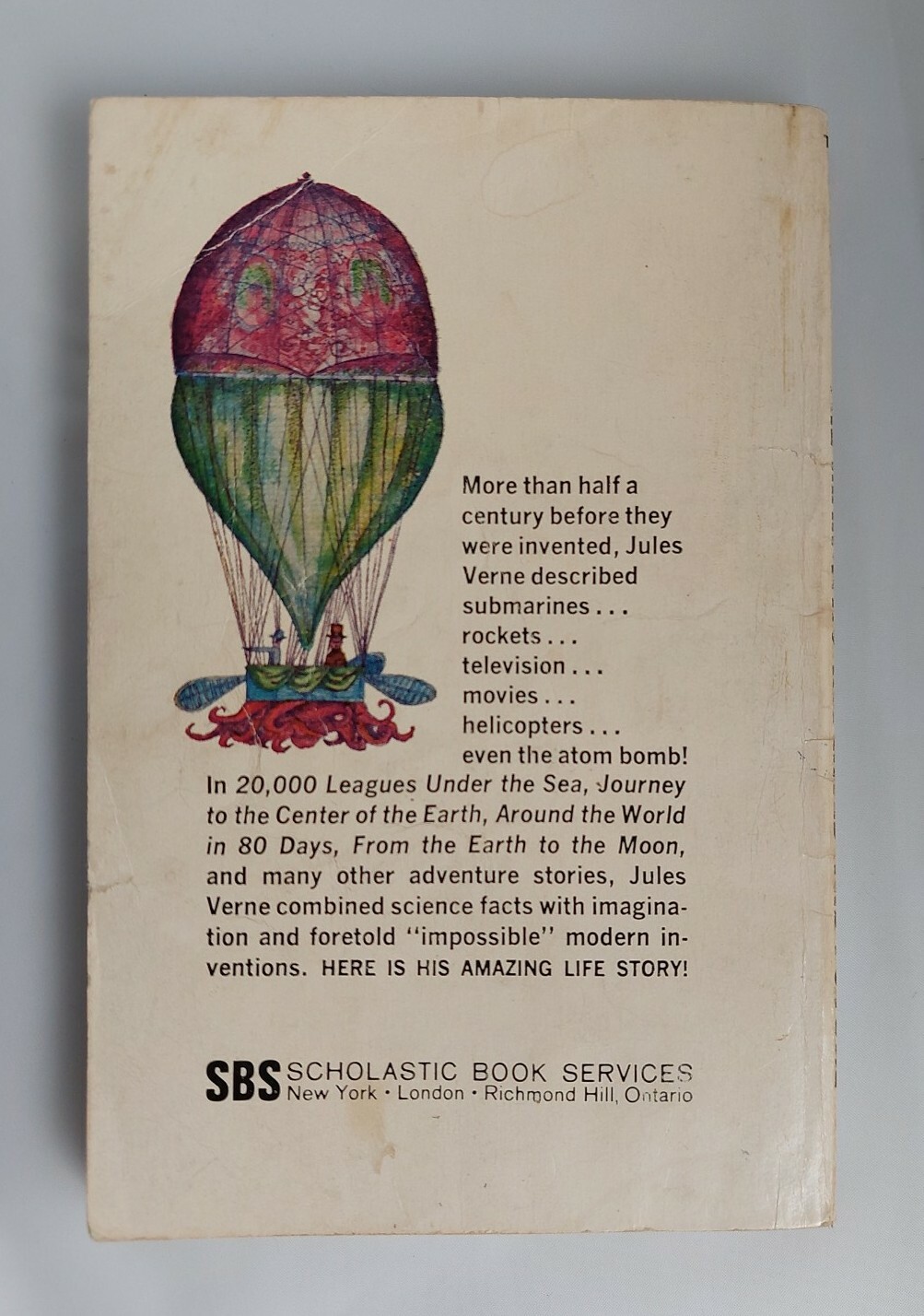 The Man Who Invented the Future: Jules Verne by Franz Born, 1971 PB | eBay